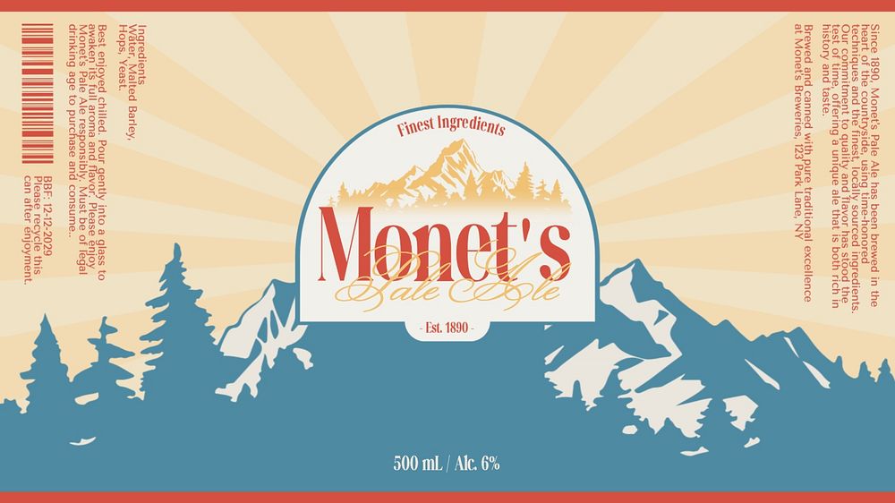 Craft beer label template, editable | Premium Editable Template - rawpixel