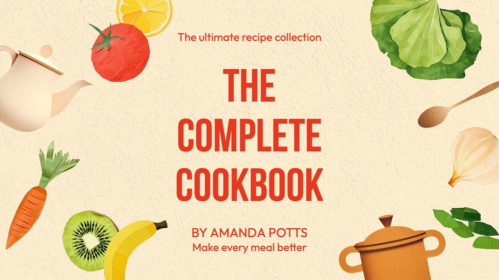 Cookbook blog banner template | Premium Editable Template - rawpixel