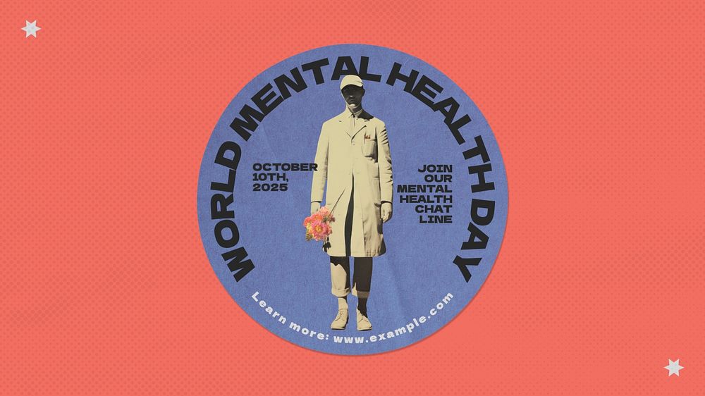 World mental health blog banner | Free Editable Template - rawpixel
