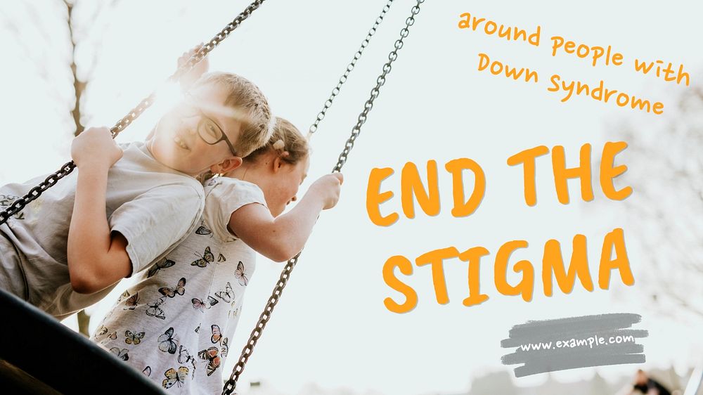 syndrome stigma blog banner template | Free Editable Template - rawpixel
