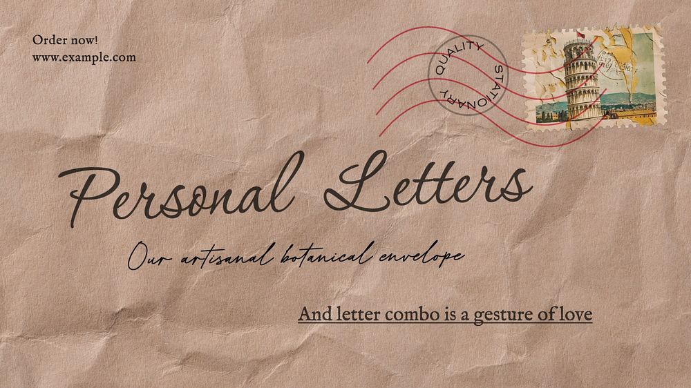 Letters blog banner template | Premium Editable Template - rawpixel