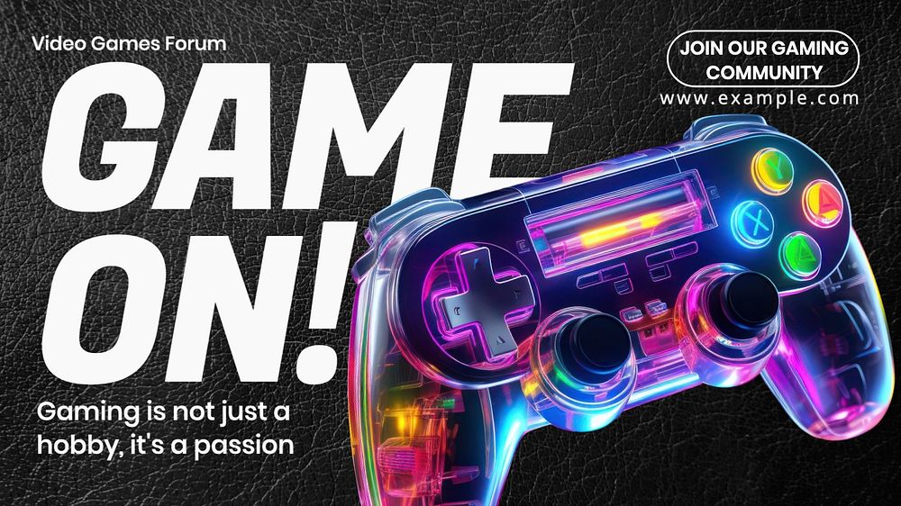 Video games blog banner template | Premium Editable Template - rawpixel