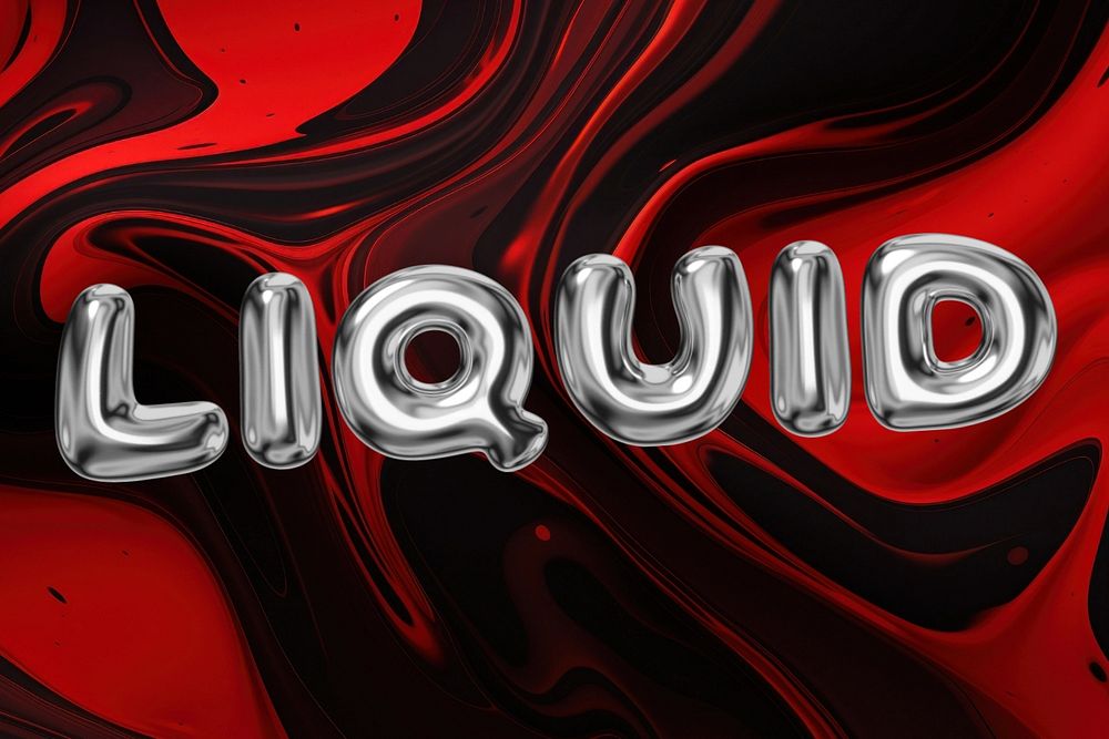 Fluid Chrome | Premium Editable Design - rawpixel