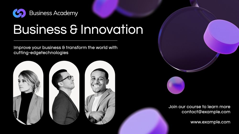 Business innovation blog banner template | Premium Editable Template ...