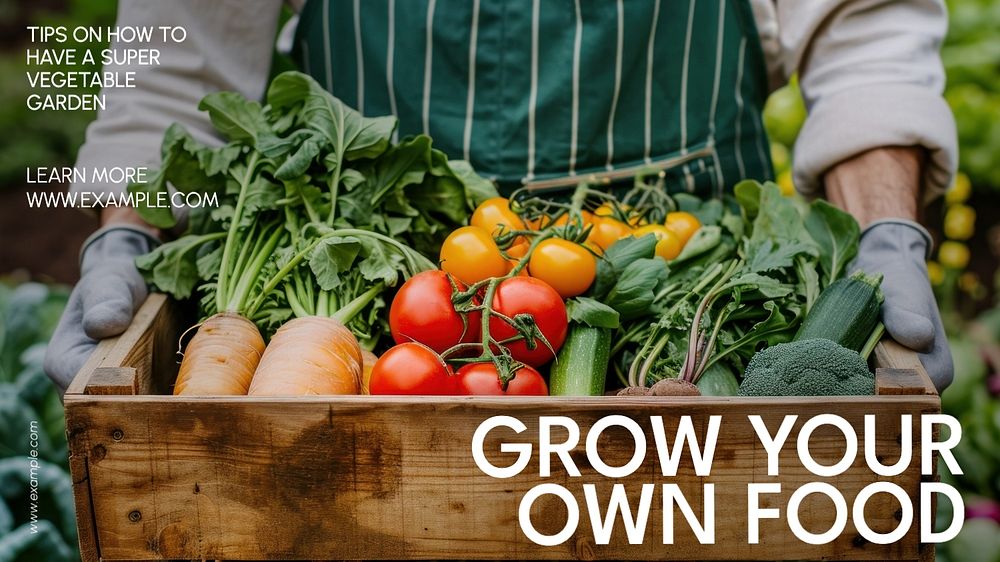 Grow your food blog banner | Premium Editable Template - rawpixel