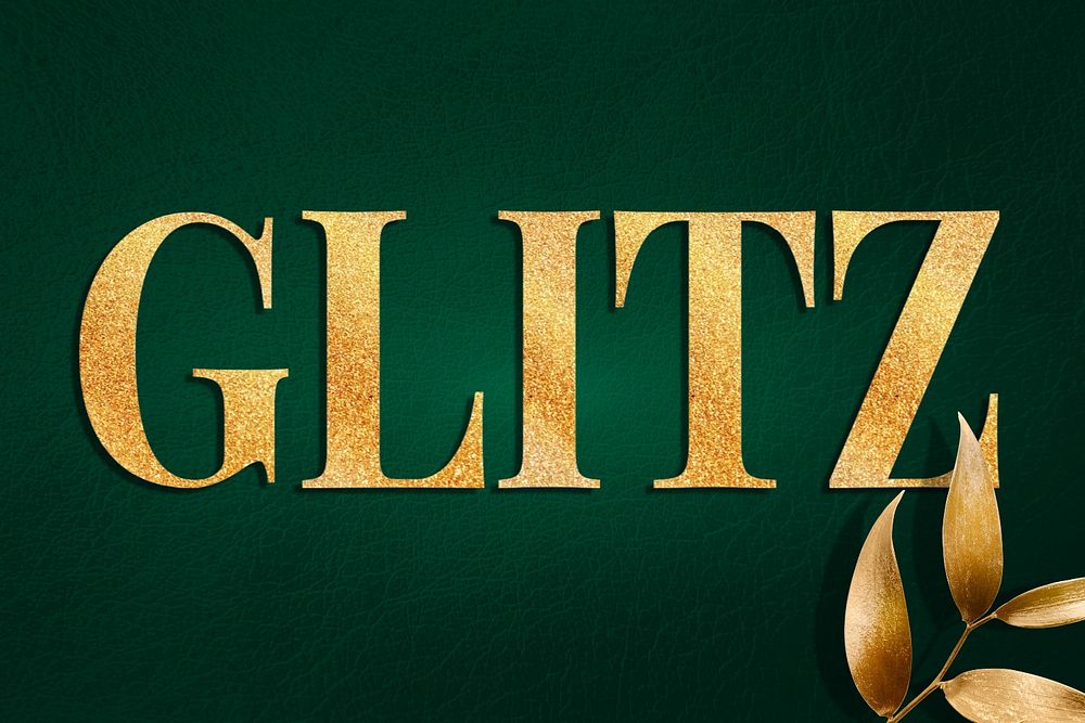 Glitter Gold Regular | Premium Editable Design - rawpixel