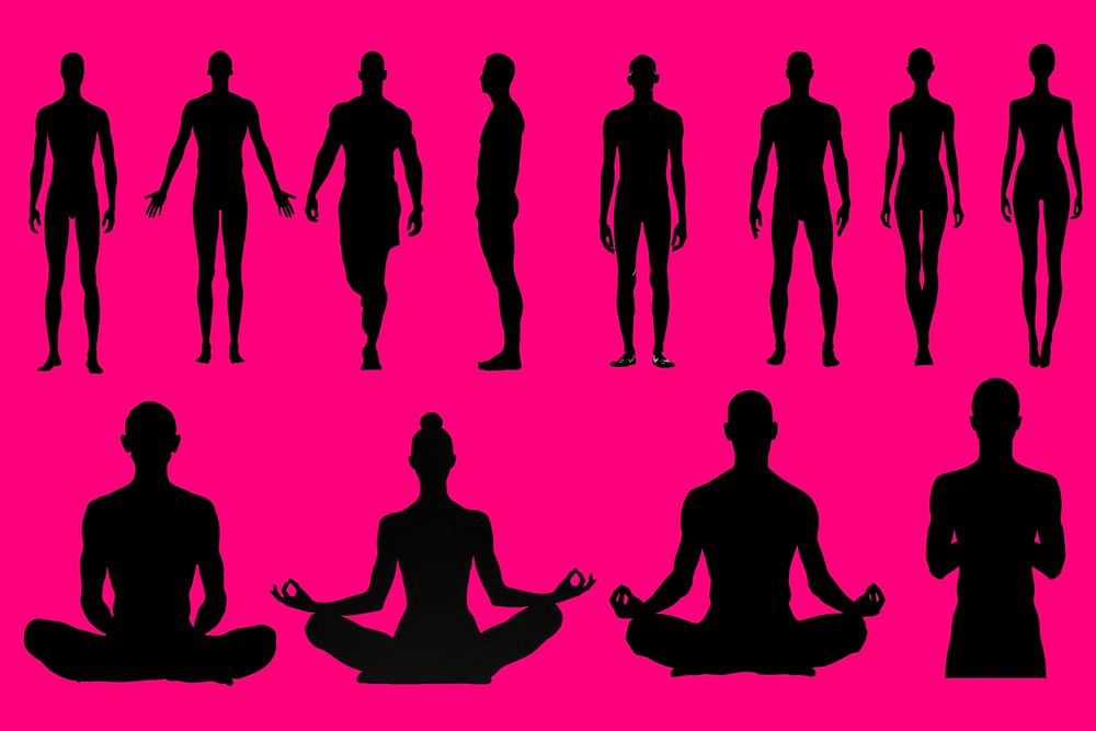 Editable silhouette human full body | Premium Editable Design - rawpixel