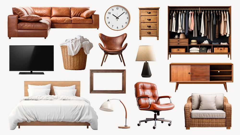 Home furniture element, editable design | Premium Editable Design - rawpixel