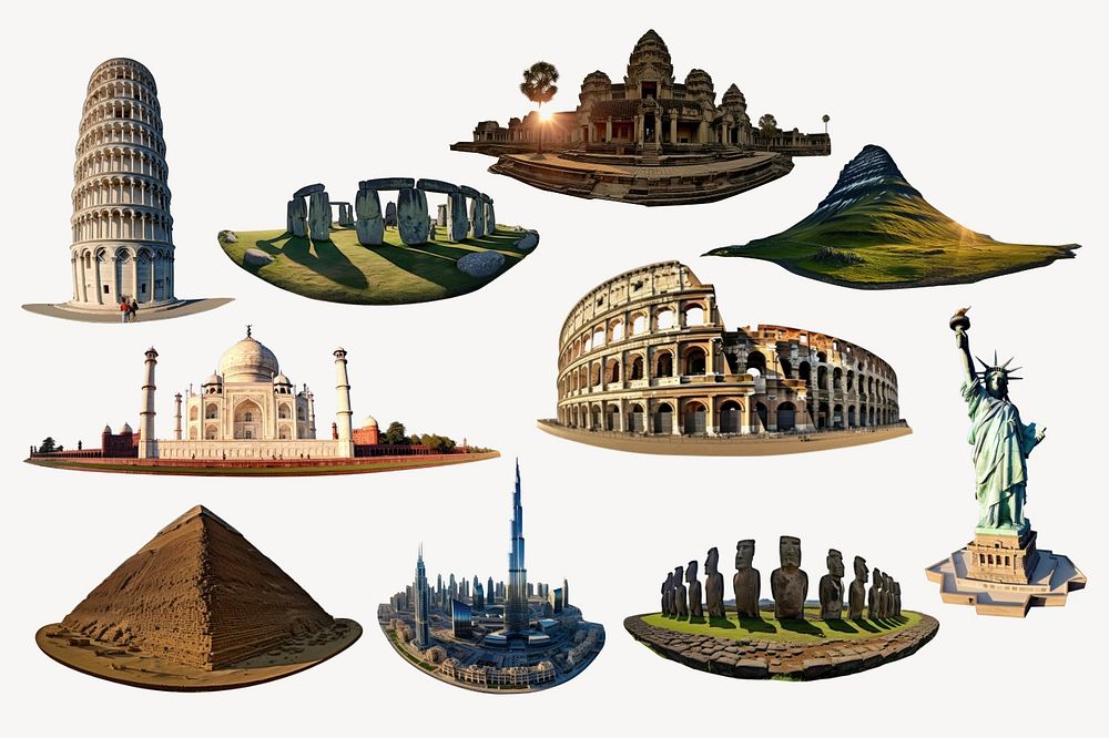 Famous tourist spot element, editable | Premium Editable Design - rawpixel