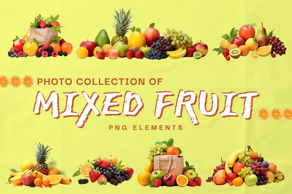 Mixed fruit food | Premium Editable Design - rawpixel
