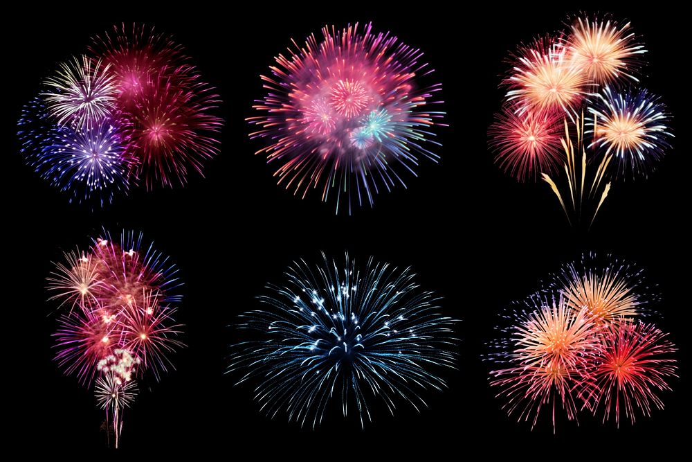 Firework effect element set, editable | Premium Editable Design - rawpixel