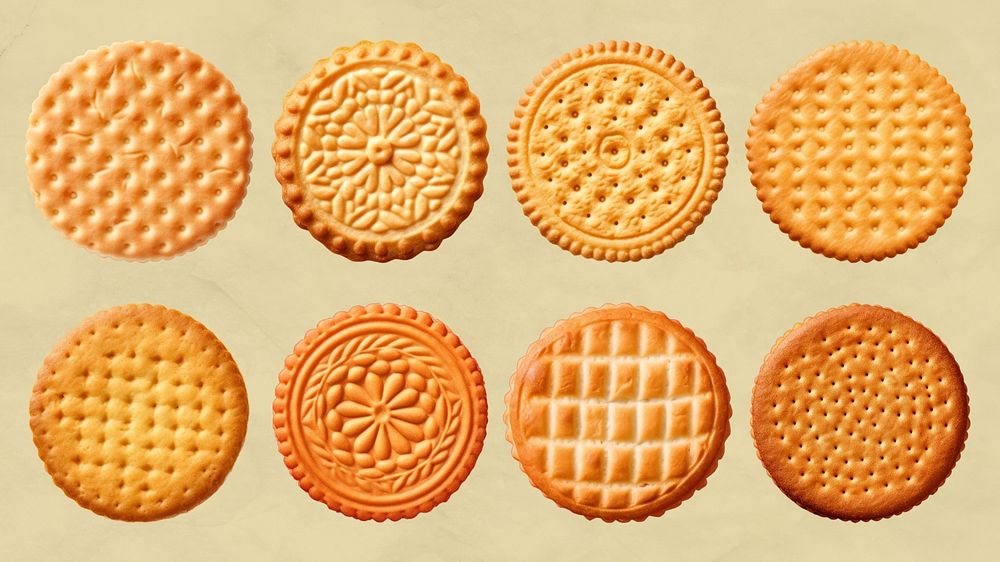 Bakery biscuit element set, editable | Premium Editable Design - rawpixel