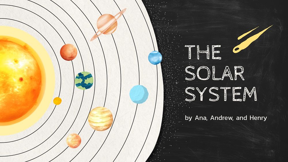 the solar system presentation template | Premium Editable Template ... the solar system presentation template | Premium Editable Template ...