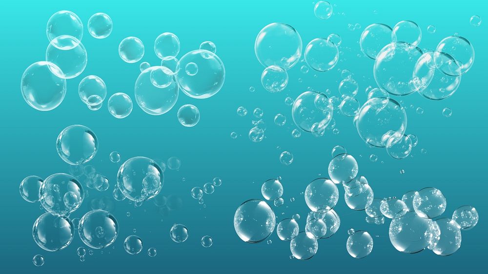 Editable bubble effect set | Premium Editable Design - rawpixel