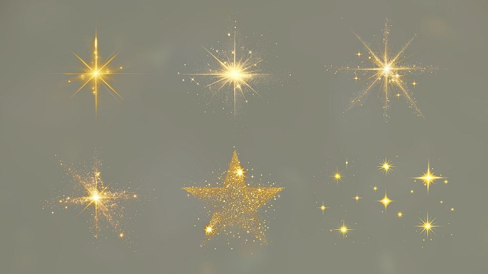 Sparkle star effect set, editable | Premium Editable Design - rawpixel