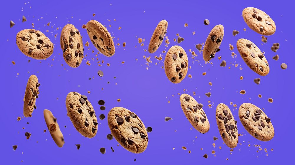Editable floating cookies design element | Premium Editable Design ...