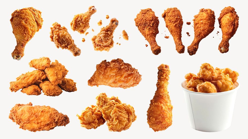 Editable fried chicken design element | Premium Editable Design - rawpixel