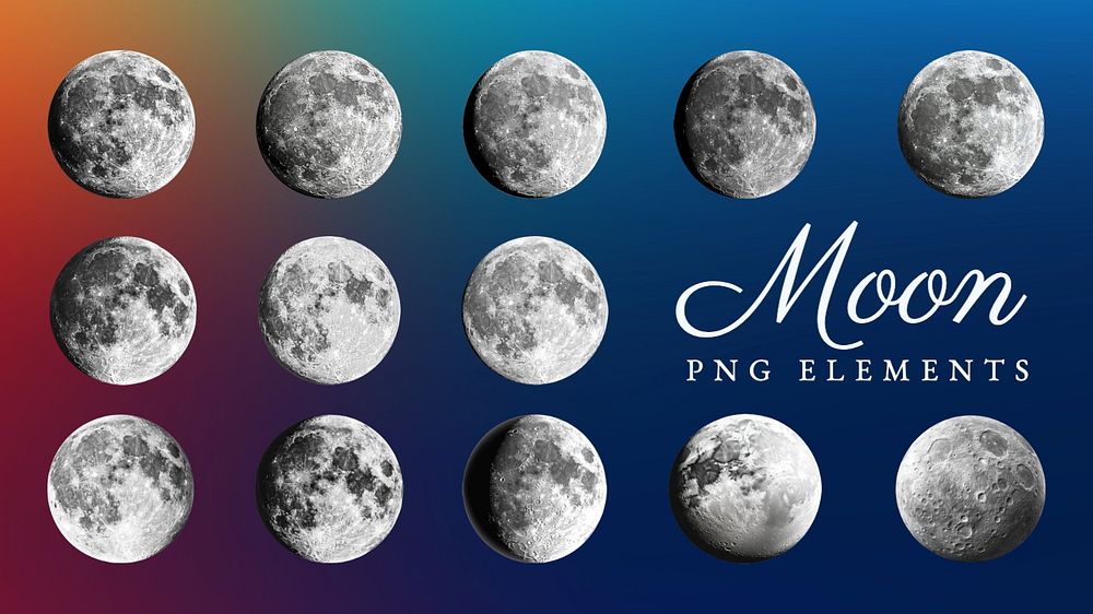 Editable Full moon design element | Premium Editable Design - rawpixel