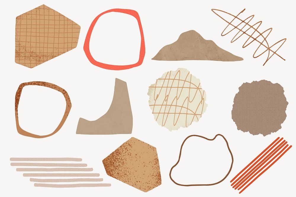 Editable abstract shape design element | Premium Editable Design - rawpixel