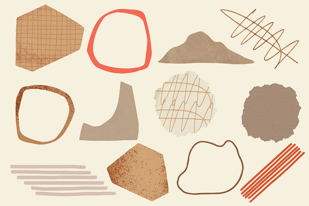 Editable abstract shape design element | Premium Editable Design - rawpixel