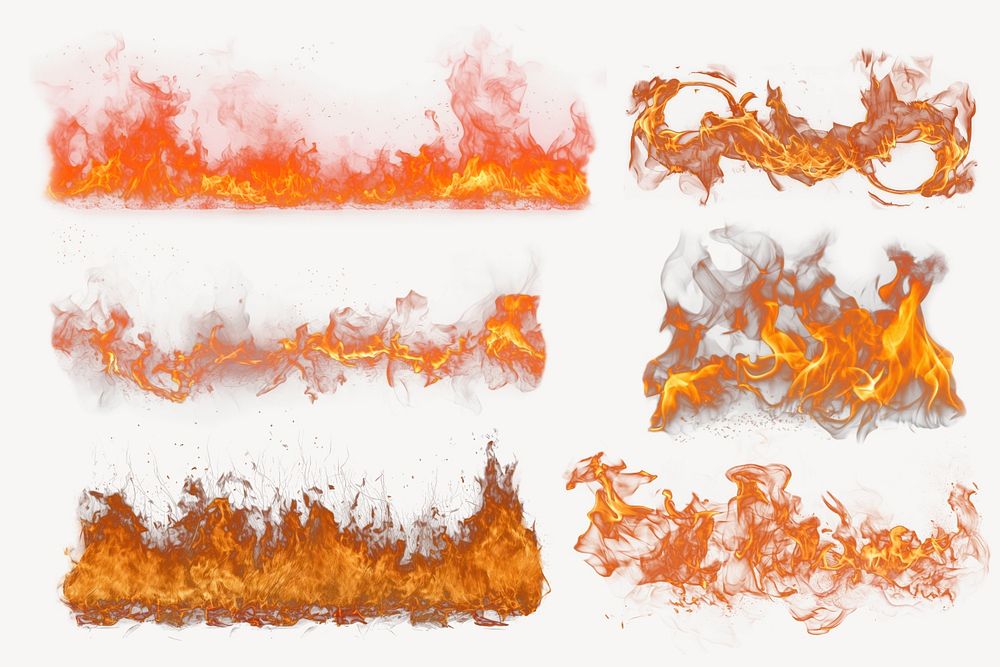 Editable fire effect design element | Premium Editable Design - rawpixel