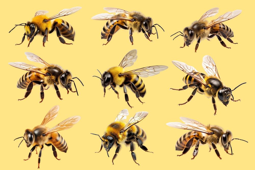 Editable bee insect design element | Premium Editable Design - rawpixel