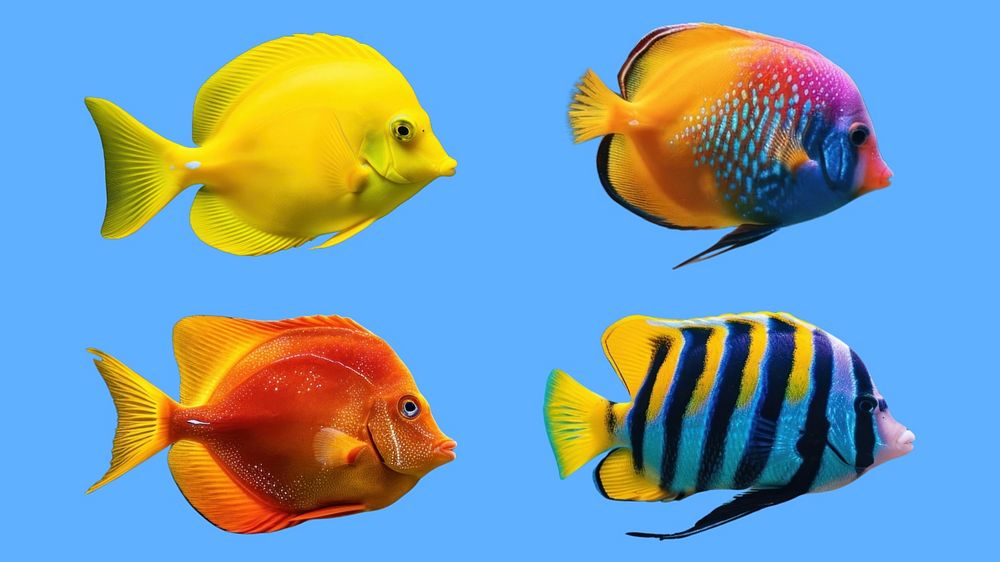 Editable colorful sea fish design | Premium Editable Design - rawpixel