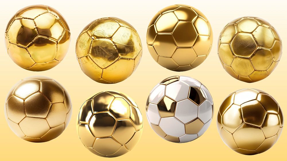 Editable golden football design element | Premium Editable Design ...