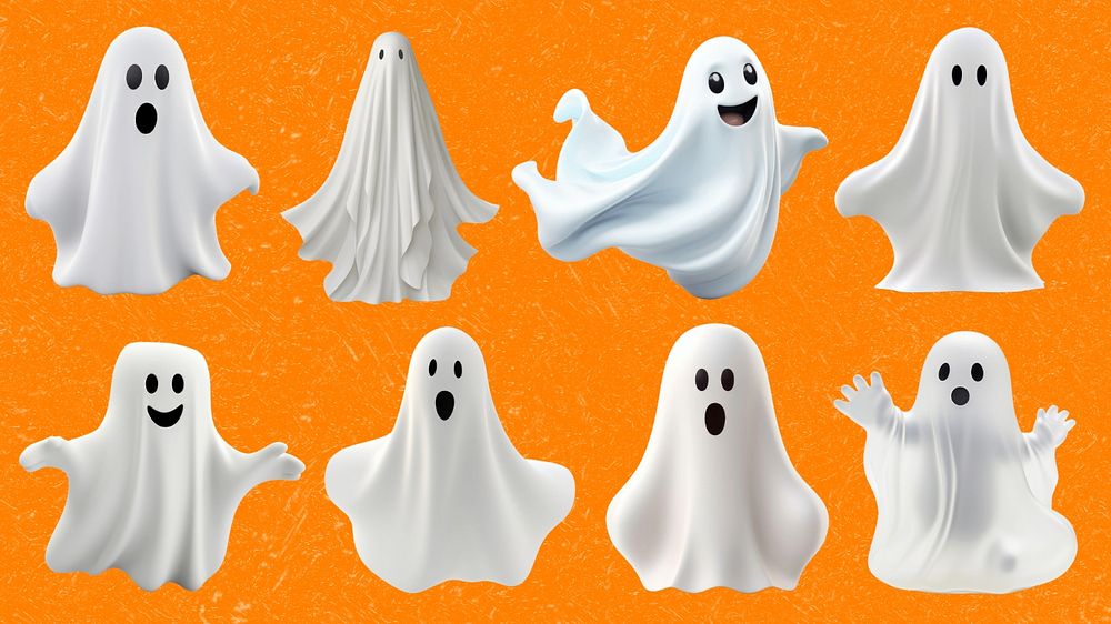 Editable 3D Halloween ghost element | Premium Editable Design - rawpixel
