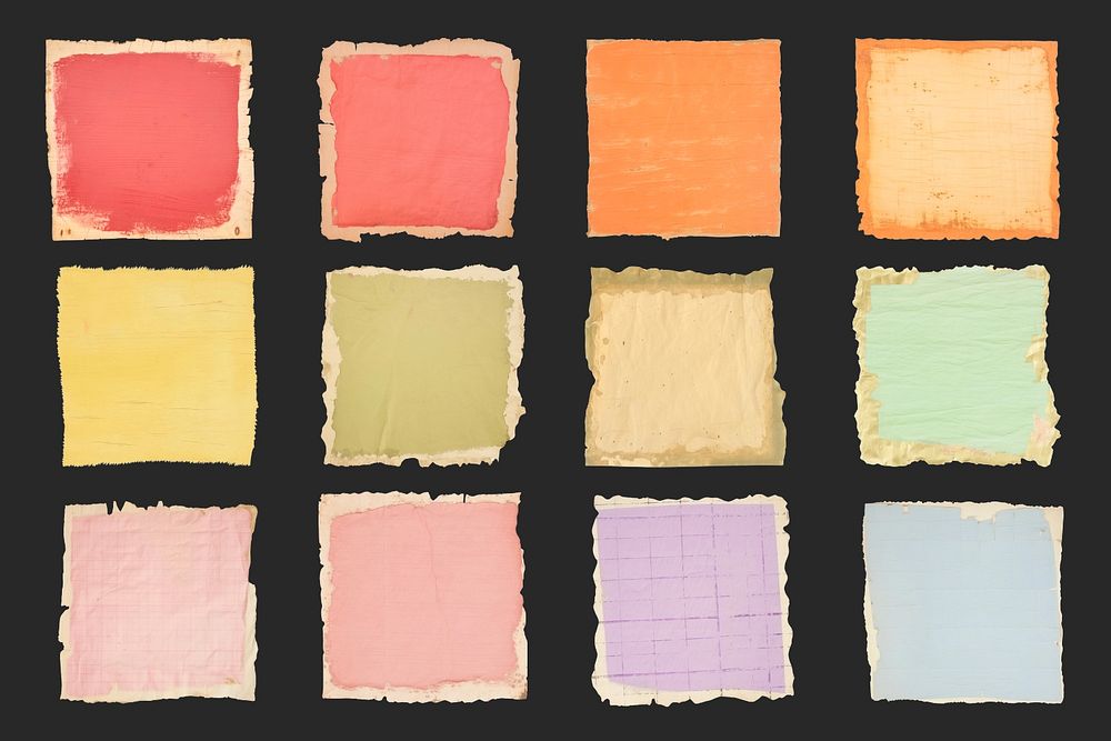 Editable Vintage rainbow ripped paper | Premium Editable Design - rawpixel