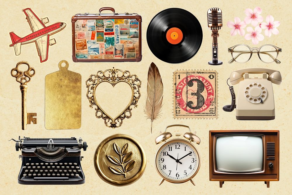 Editable Vintage object design element | Premium Editable Design - rawpixel