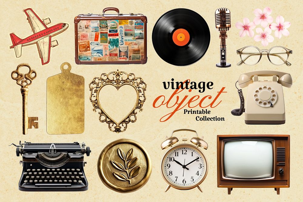 Editable Vintage object design element | Premium Editable Design - rawpixel