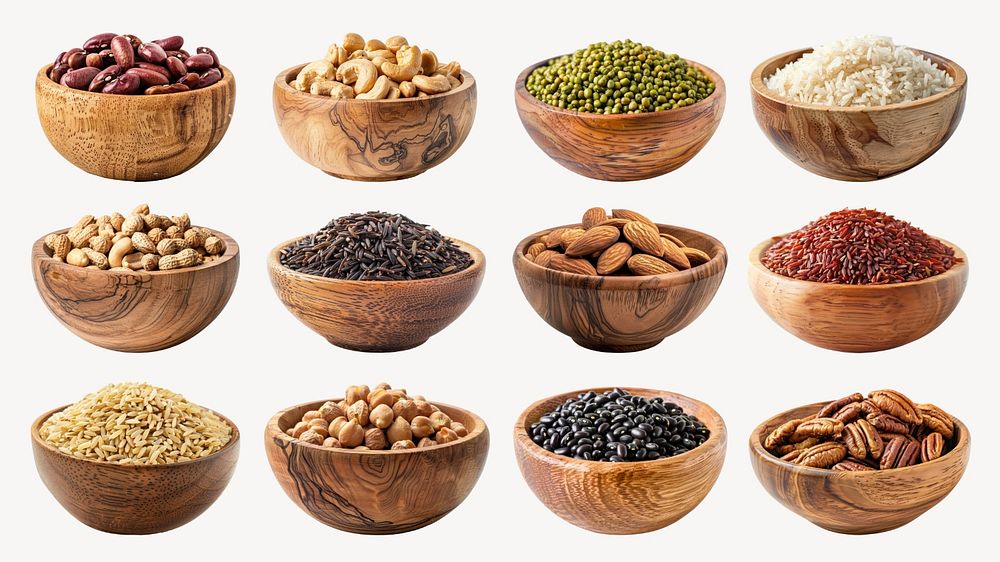 Editable nuts and grains design | Premium Editable Design - rawpixel