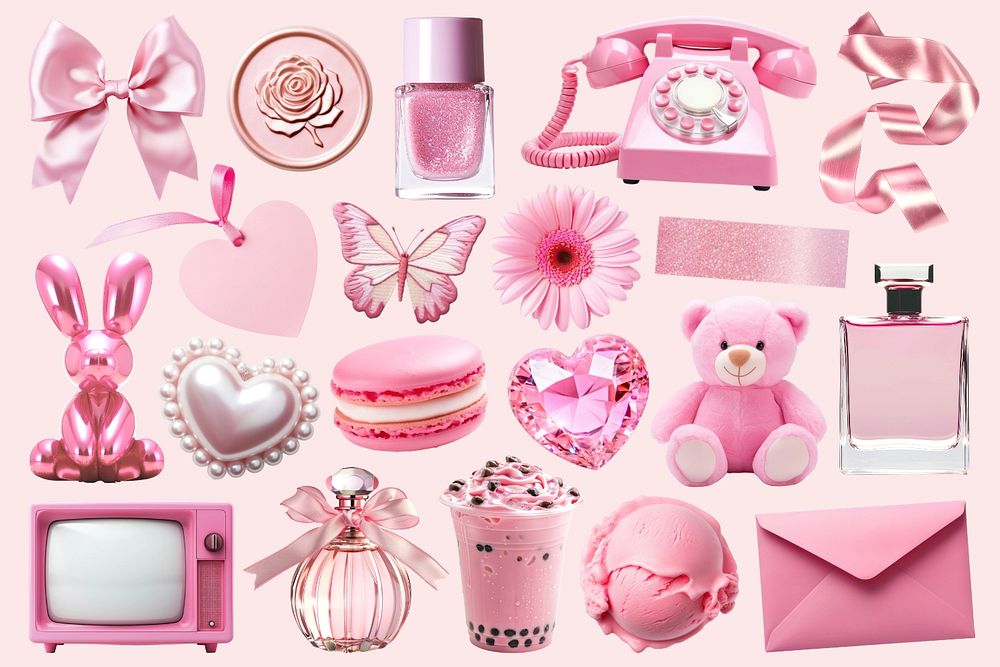 Editable Pink object design element | Premium Editable Design - rawpixel