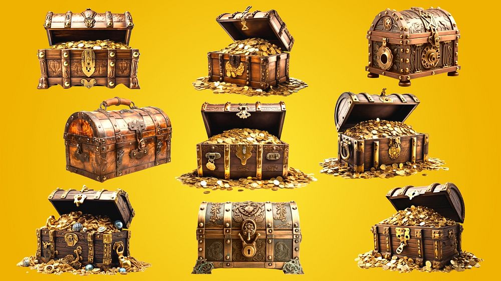 Editable 3D treasure box design | Premium Editable Design - rawpixel