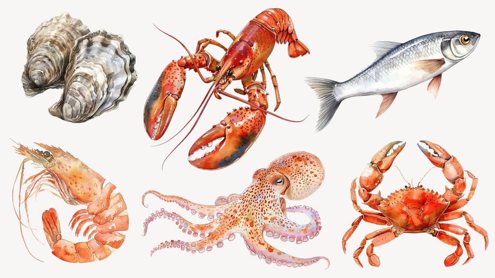 Editable fresh seafood market design | Premium Editable Design - rawpixel