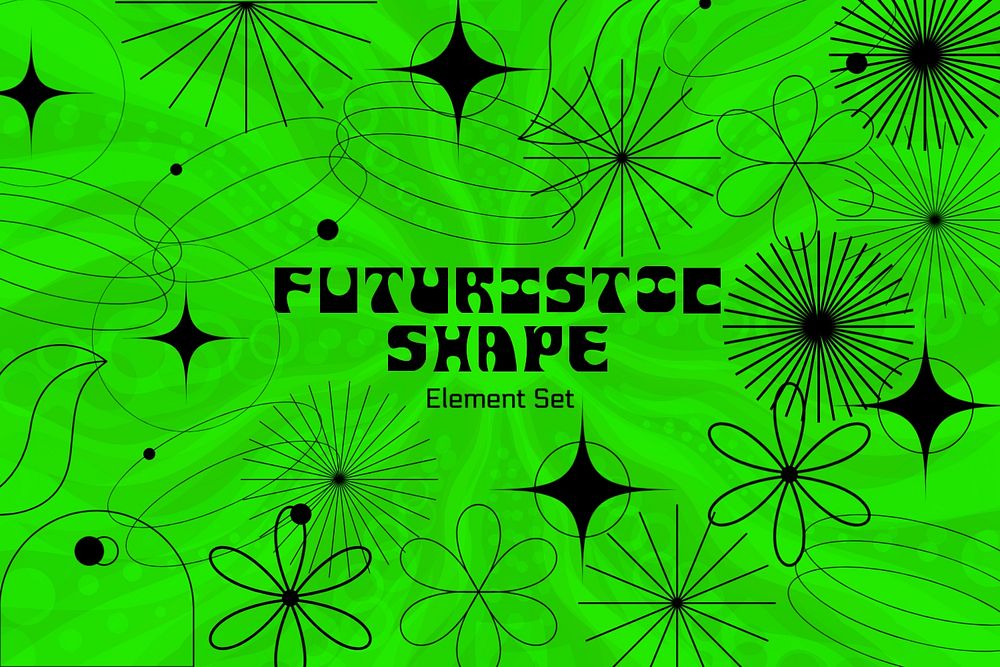 Editable futuristic shape design element | Premium Editable Design ...