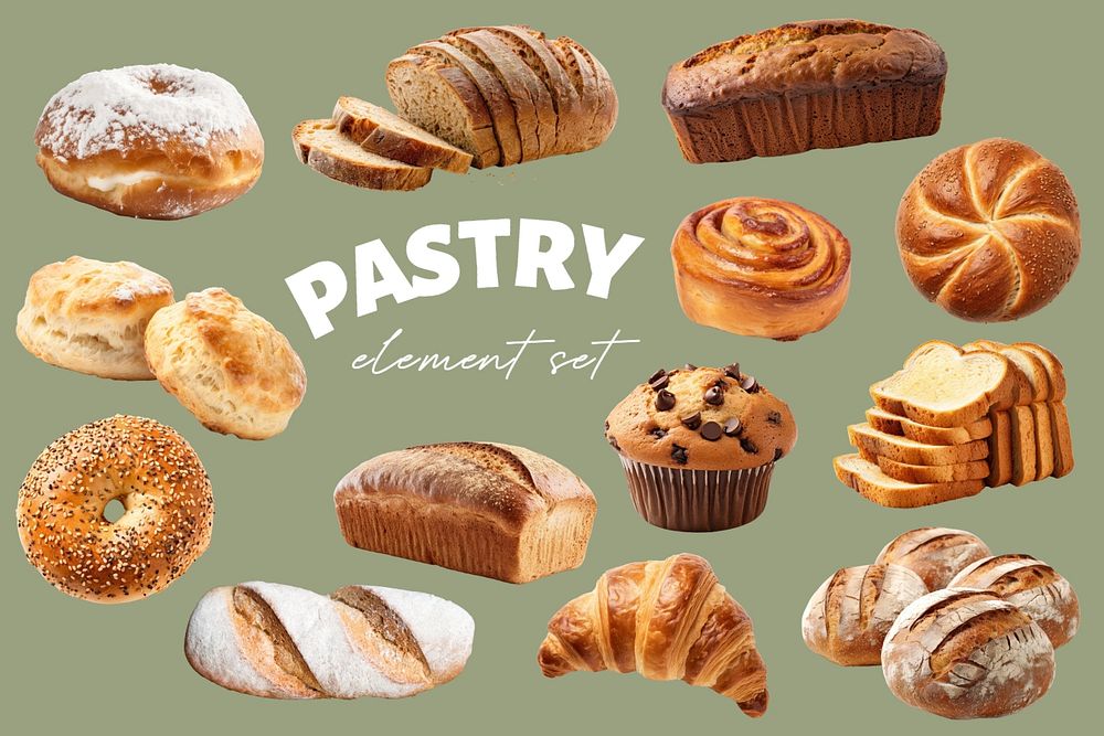 Editable artisan pastry design element | Premium Editable Design - rawpixel