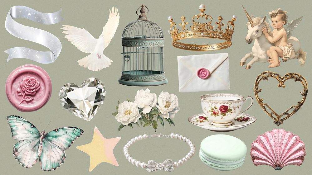 Editable vintage aesthetic collage design | Premium Editable Design ...