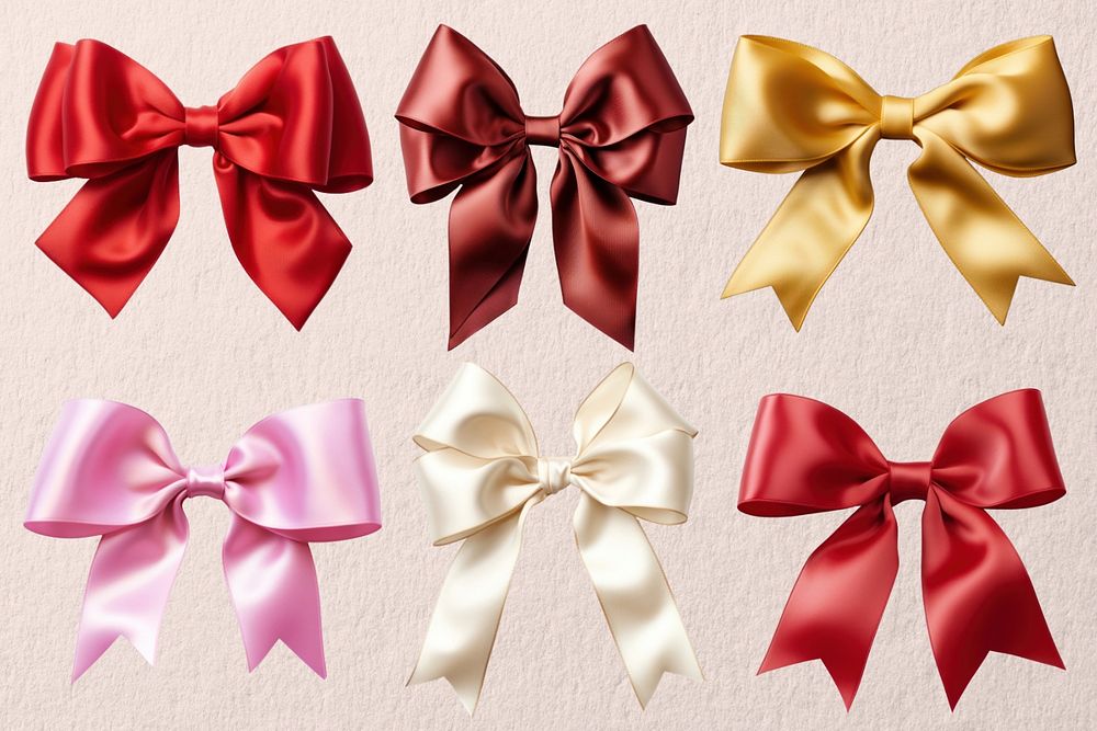 Editable satin ribbon bow design | Premium Editable Design - rawpixel