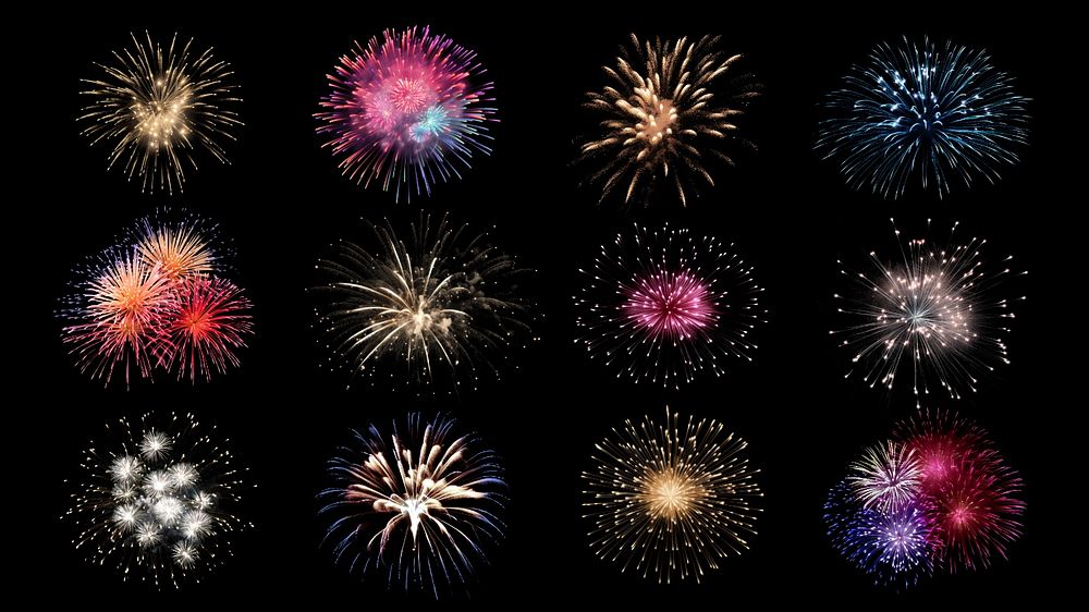 Editable firework effect design element | Premium Editable Design ...
