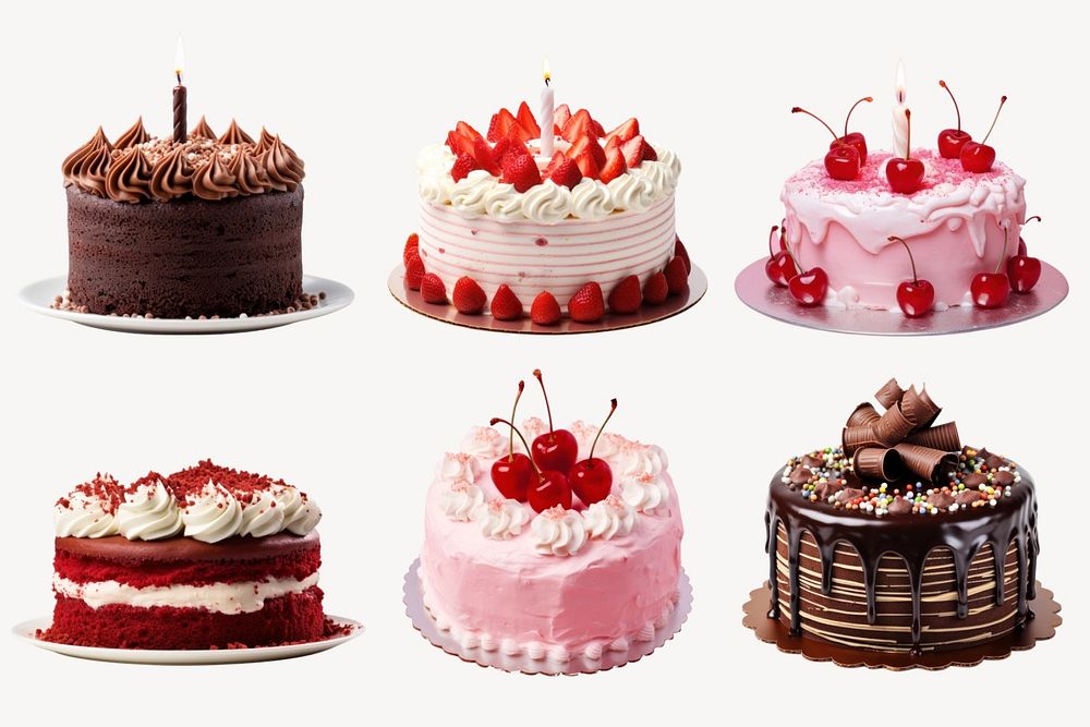 Editable birthday cake design element | Premium Editable Design - rawpixel