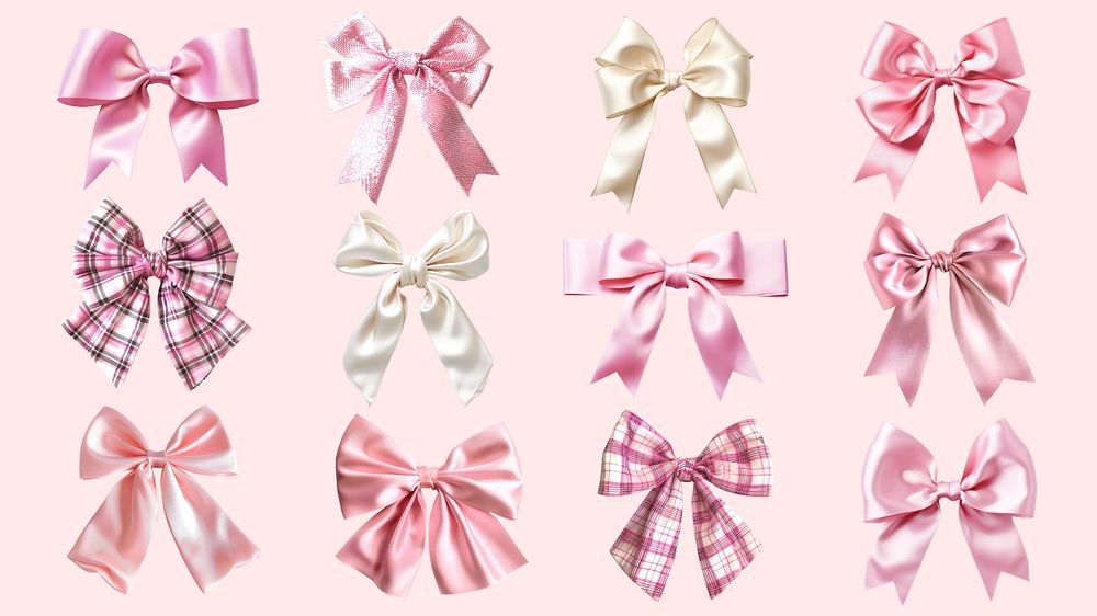 Editable Pink ribbon bow design | Premium Editable Design - rawpixel