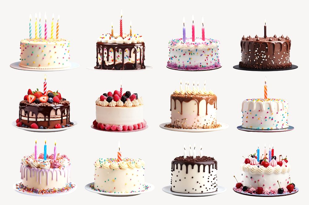 Editable birthday cake design element | Premium Editable Design - rawpixel