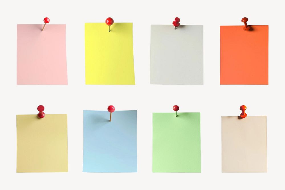 Editable pinned notepad design element | Premium Editable Design - rawpixel