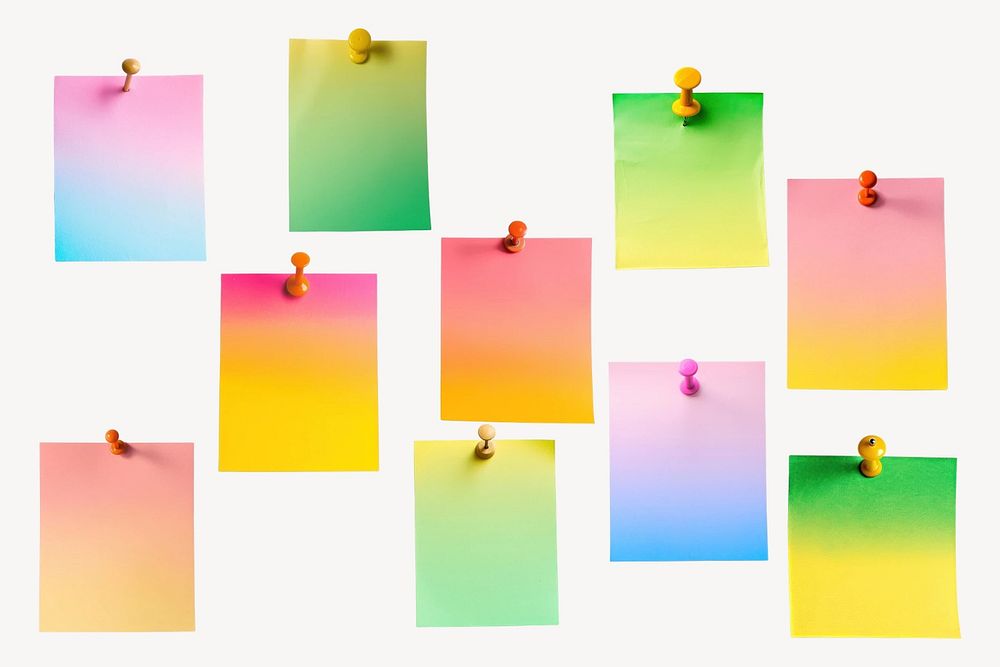 Editable pinned notepad design element | Premium Editable Design - rawpixel