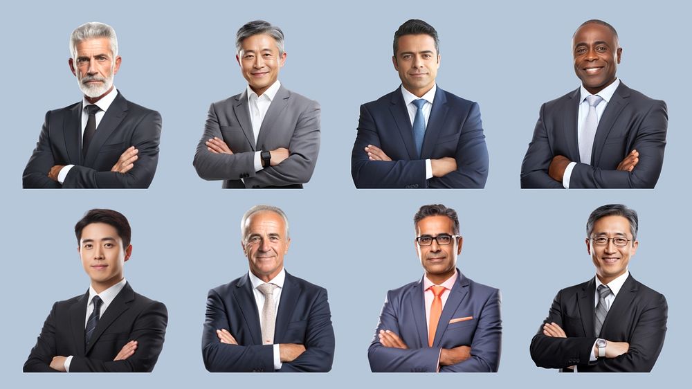 Editable diverse professional businessman design | Premium Editable ...