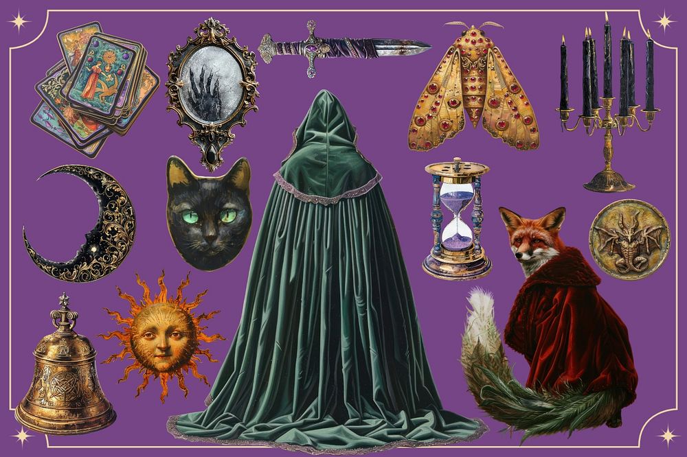 Editable arcane enchantment design element | Premium Editable Design ...