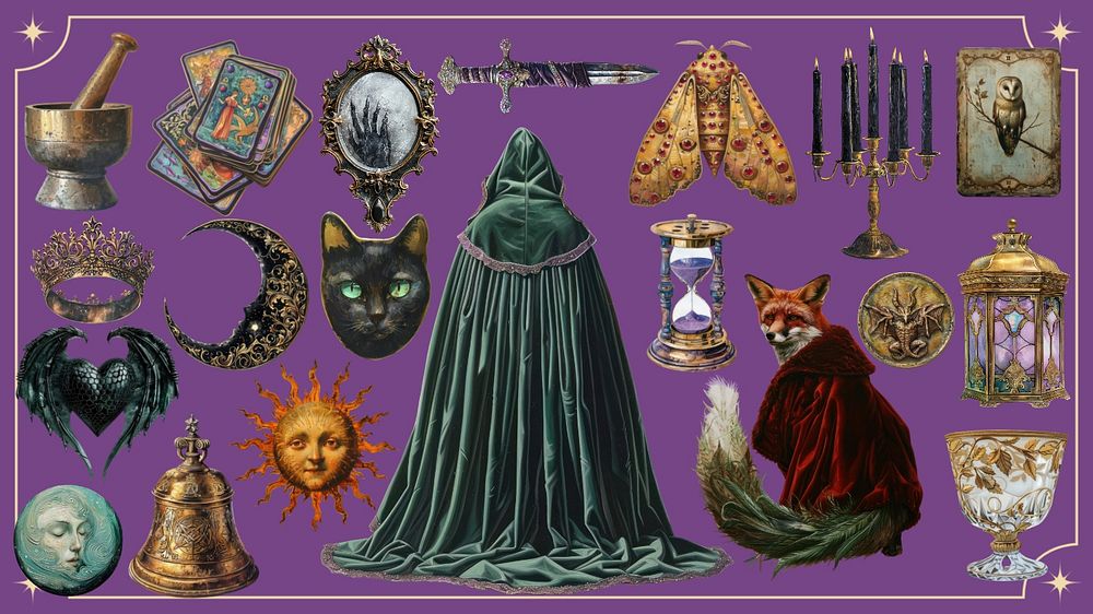 Editable arcane enchantment design element | Premium Editable Design ...