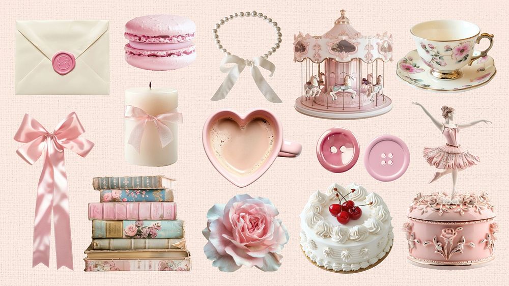 Editable coquette cute collage design | Premium Editable Design - rawpixel